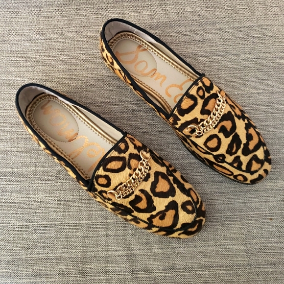 Sam Edelman | Shoes | Sam Edelman Lorenzo Leopard Calf Hair Loafers ...